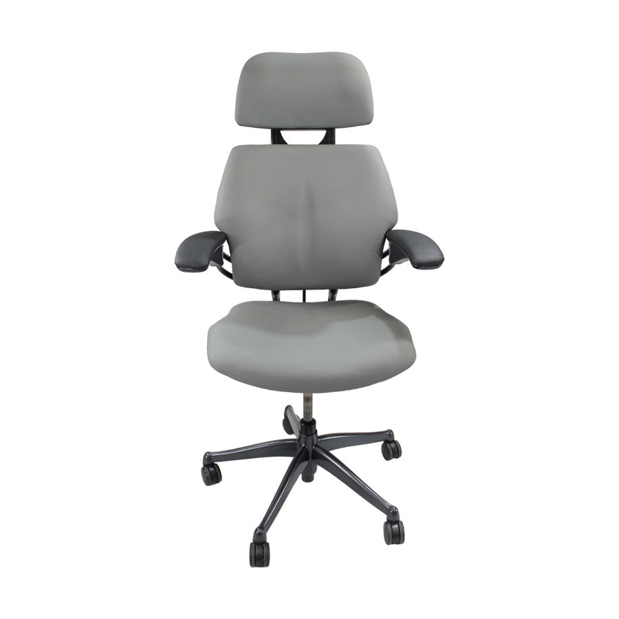 Humanscale: Freedom Headrest High Back Task Chair - Grey Leather - Ref