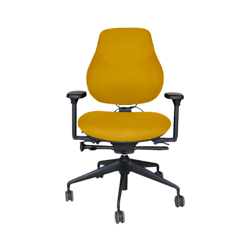 OrangeBox: Flo Office Chair in Yellow Fabric - Refurbished - The Office ...