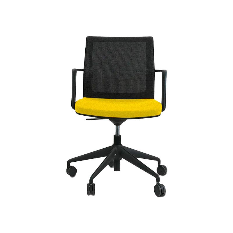 Orangebox: Workday Lite Work in Yellow Fabric Task Chair - Refurbished ...