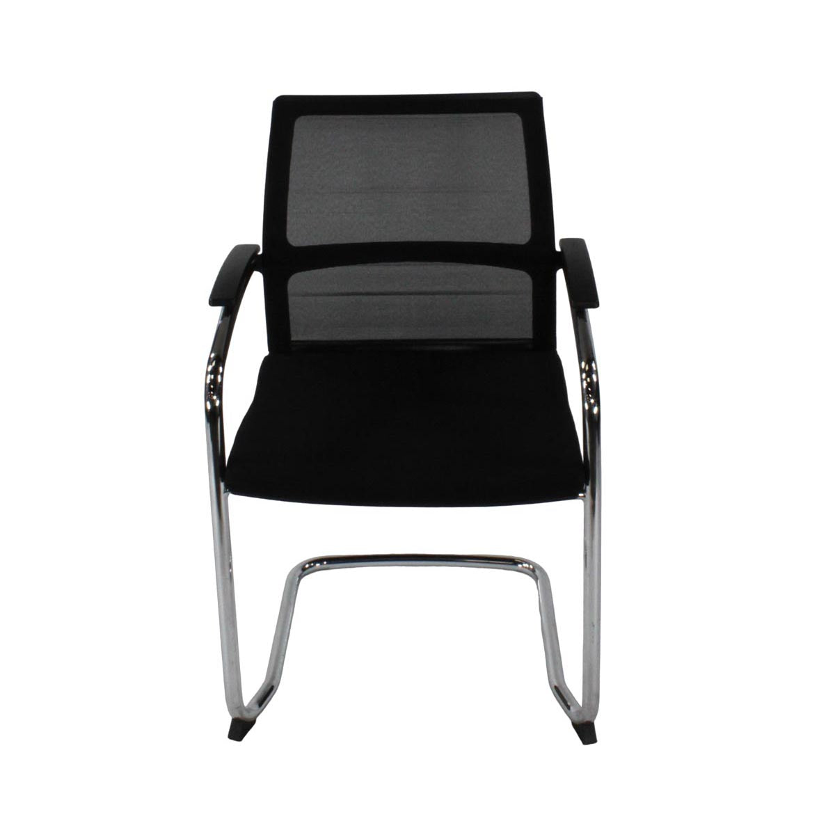 Sedus: Open Up Cantilever Chair with Mesh Back/Aluminium Frame in Black ...
