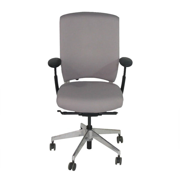 Senator: Enigma S21 Office Chair with Aluminium Frame in Grey Fabric ...