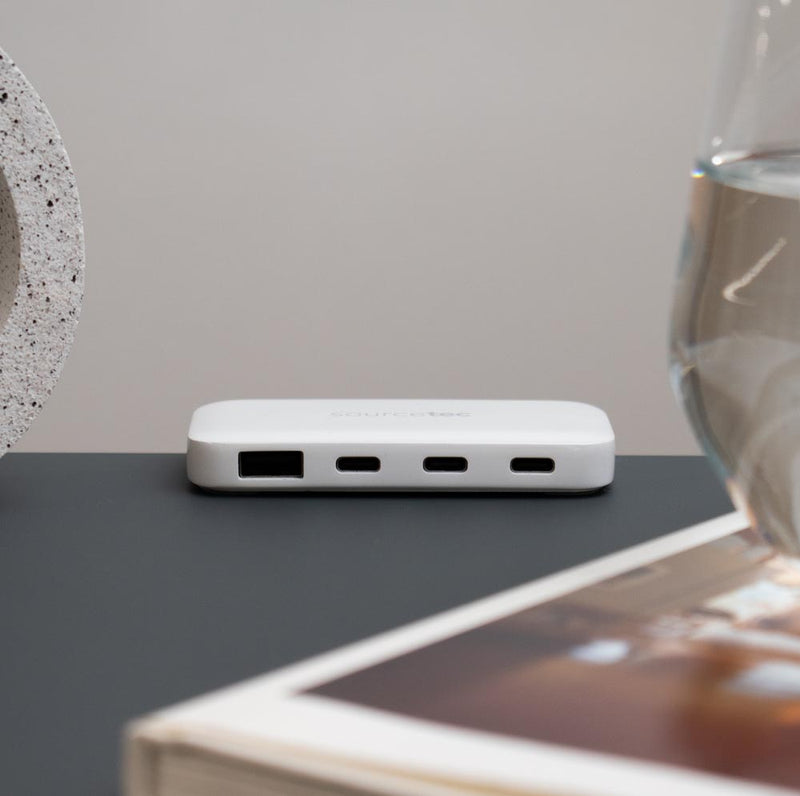 Pico Power Module On-desk or Under-desk Clamp in White